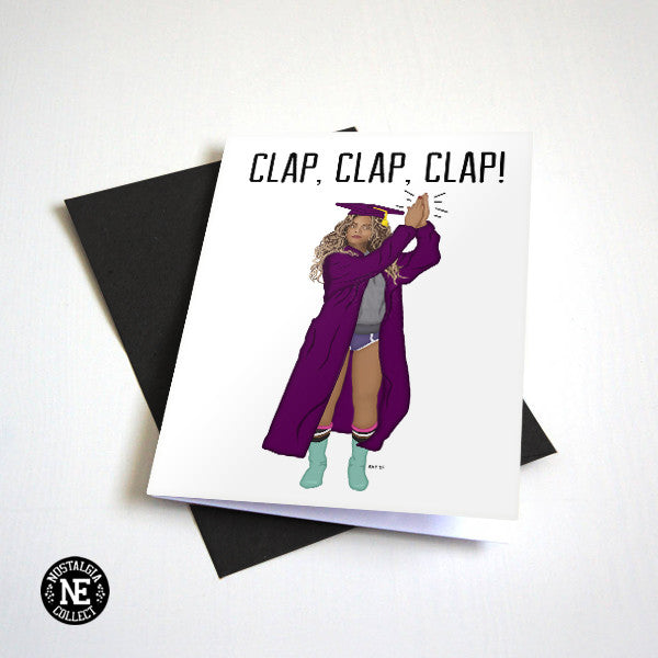 Clap Clap Clap - Funny Hip Hop Graduation Card - Good Job Applause ...