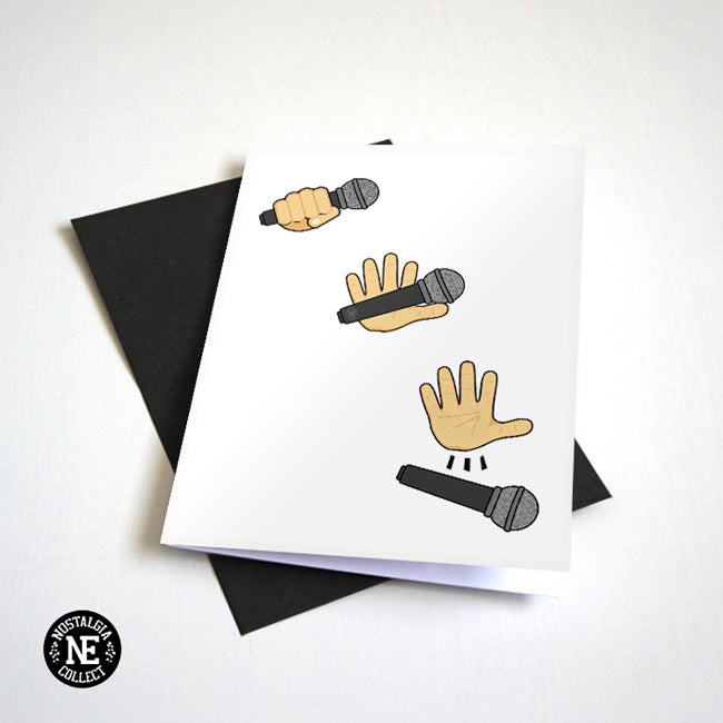 Mic Drop - Graduation Card – Nostalgia Collect
