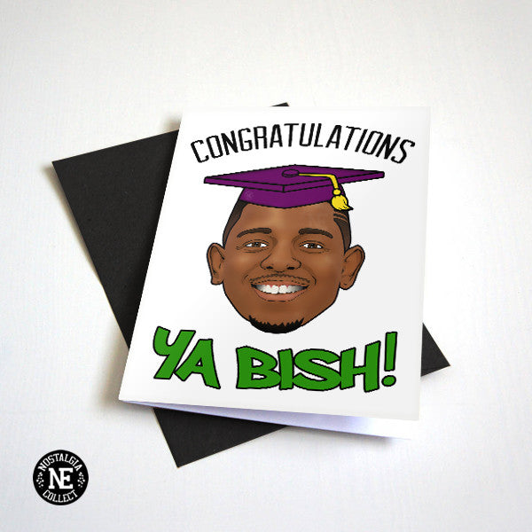 Congratulations Ya Bish - Hip Hop Rap Graduation Card - Good Job Congr ...